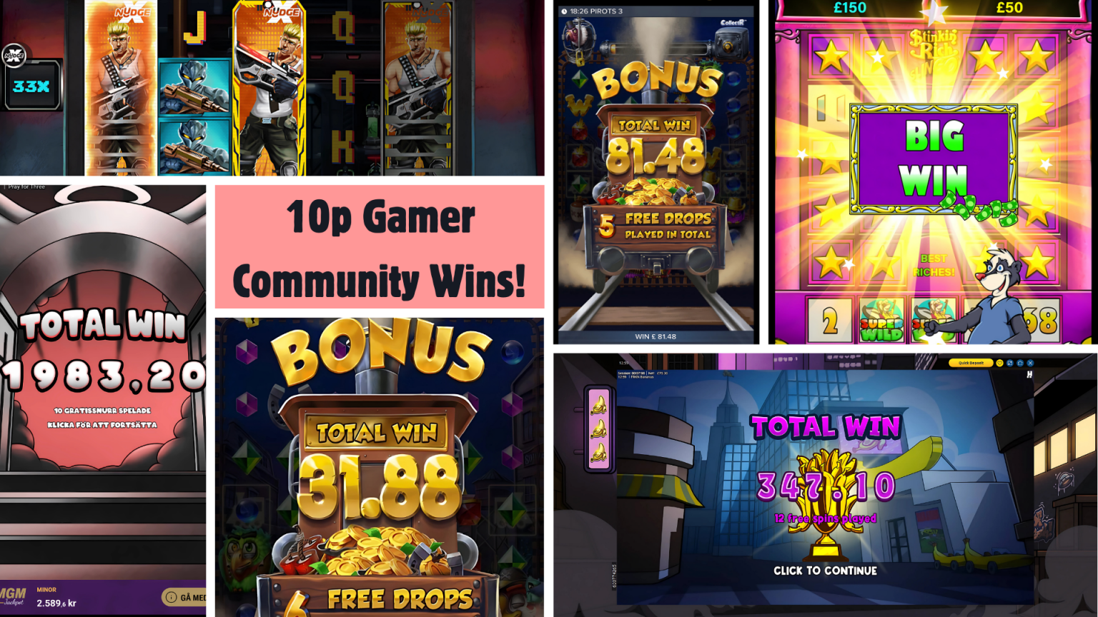 10p Gamer | The Low-Stakes Lounge for Slots, Slingo & Stream